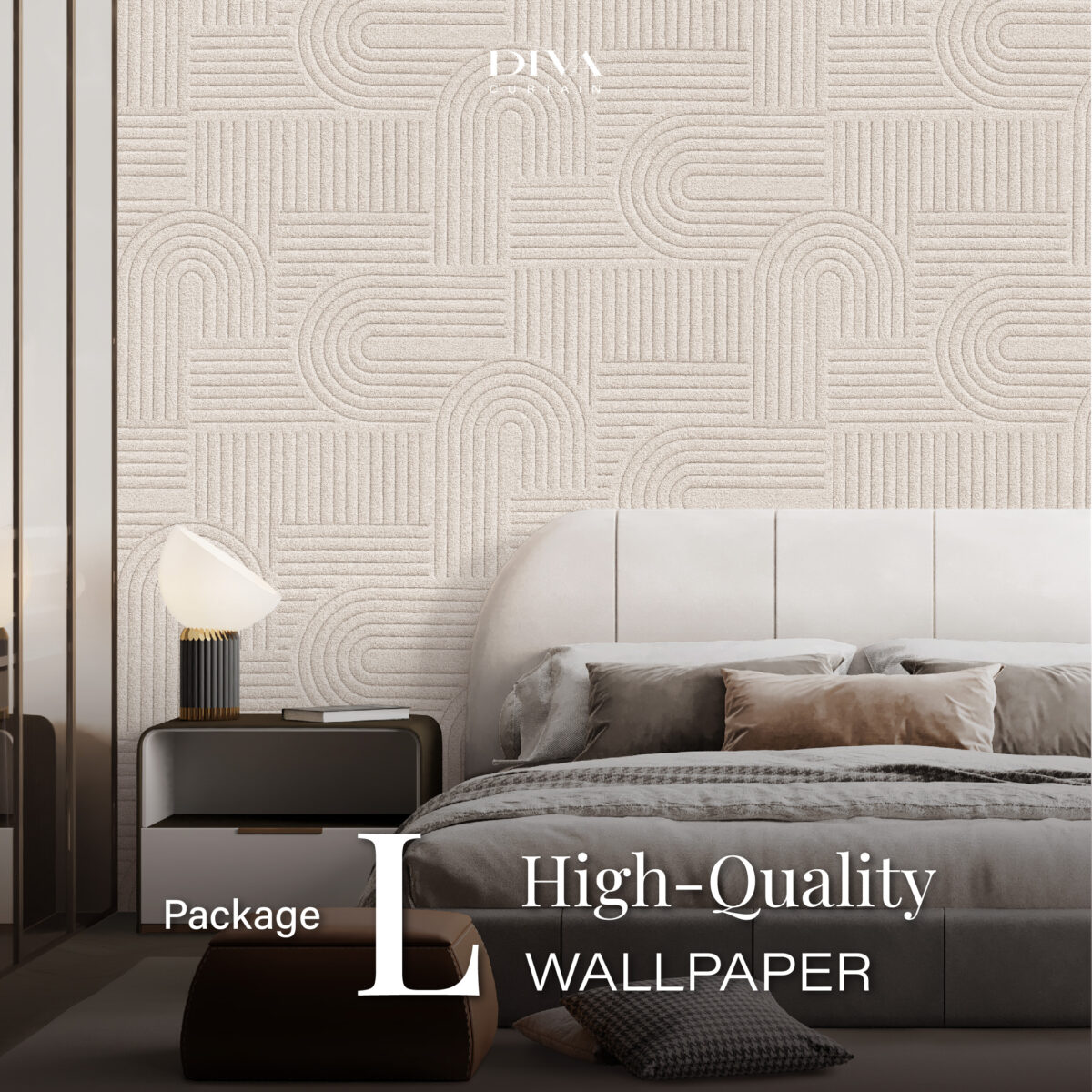 High-Quality Wallpaper Installation Package L - DIVA